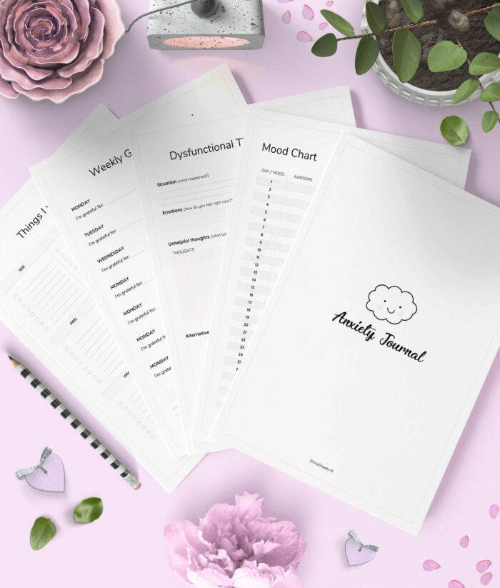 FREE Worry Workbook Printable | ShineSheets - Elevate Your Life