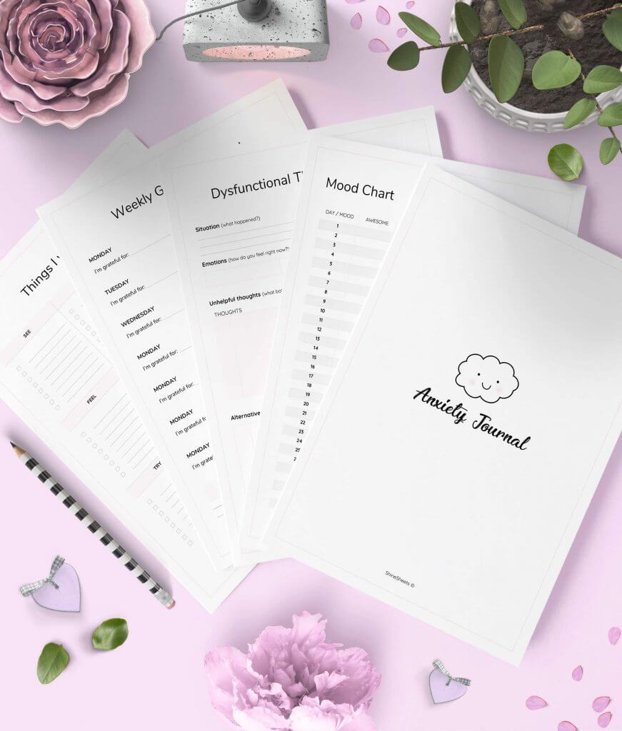 FREE Worry Workbook Printable | ShineSheets - Elevate Your Life