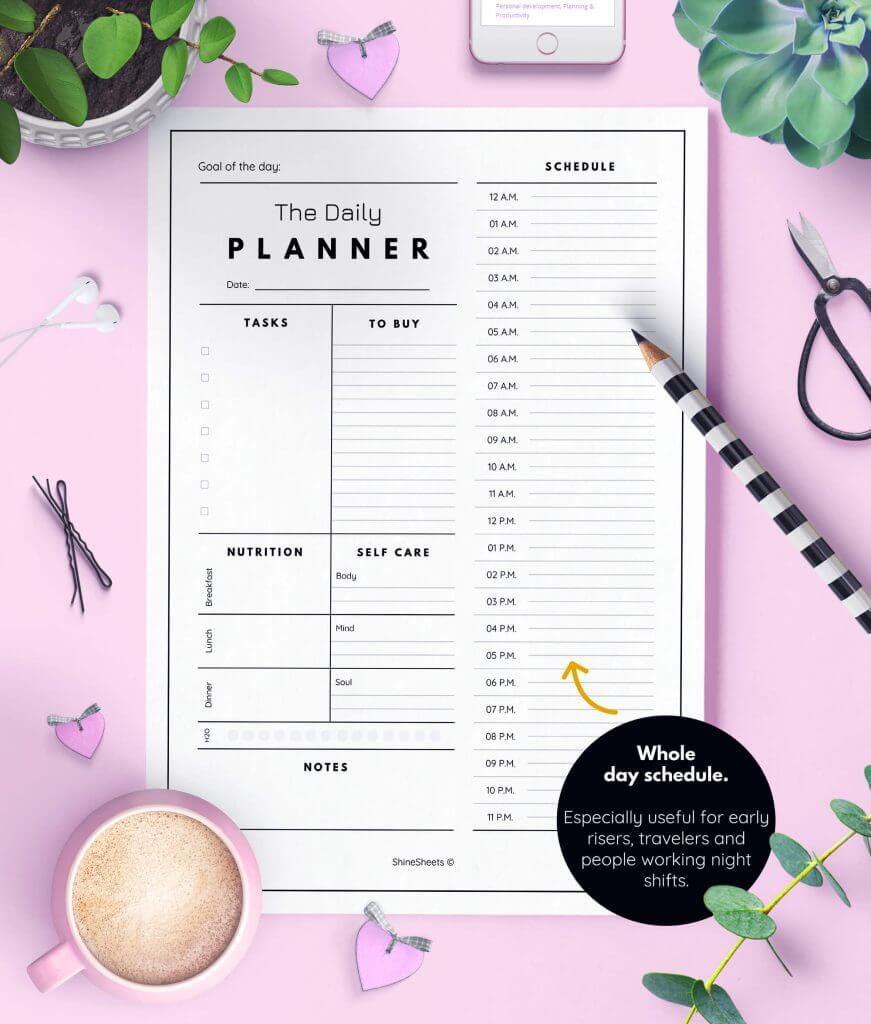 30 Small Ways to Feel Motivated Every Day + FREE Daily Planner To Print ...