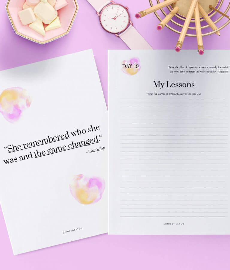 FREE Printable Self-Discovery Journal: 30 Days Of Writing Prompts For ...