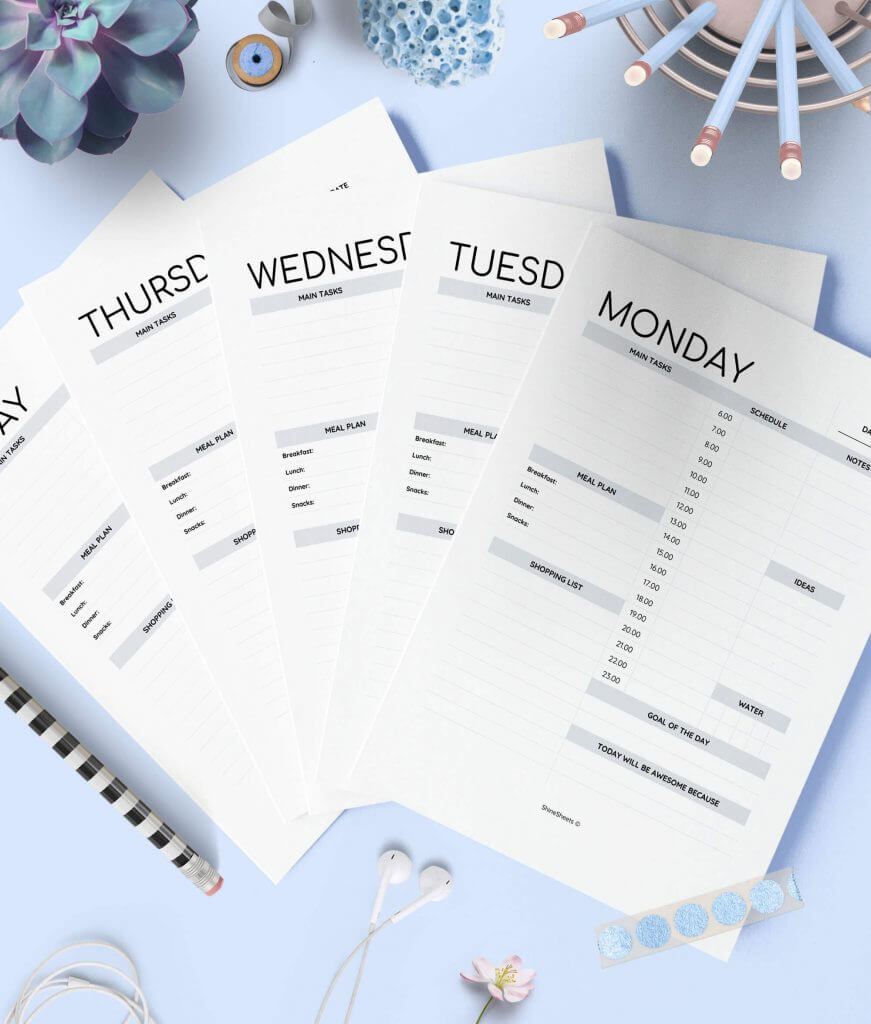 Paper Planner VS Digital Planner – Which One Is Better? + FREE Weekly ...