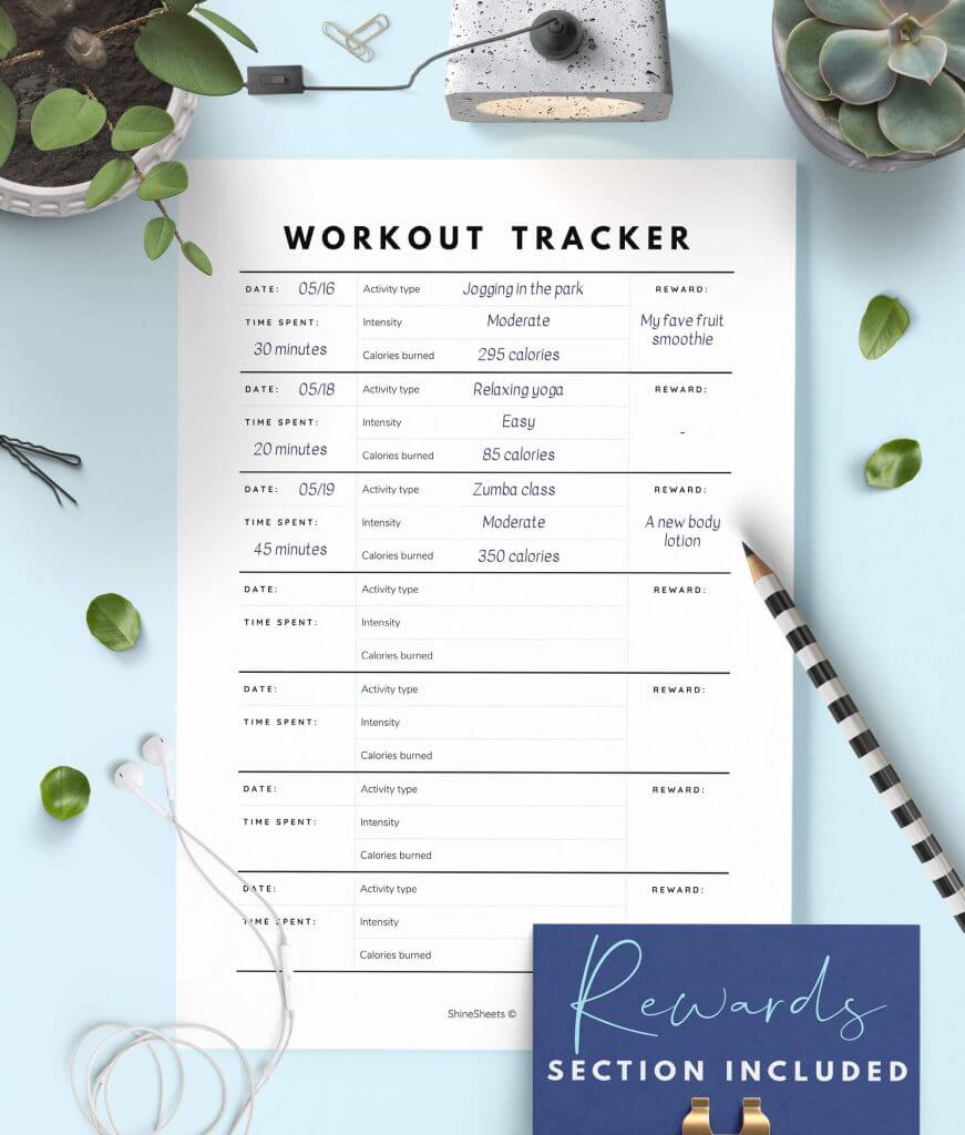 5 Tips To Help You Actually Workout At Home + FREE Printable Workout ...