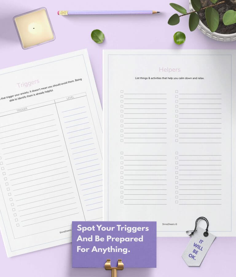 FREE Worry Workbook Printable | ShineSheets - Elevate Your Life