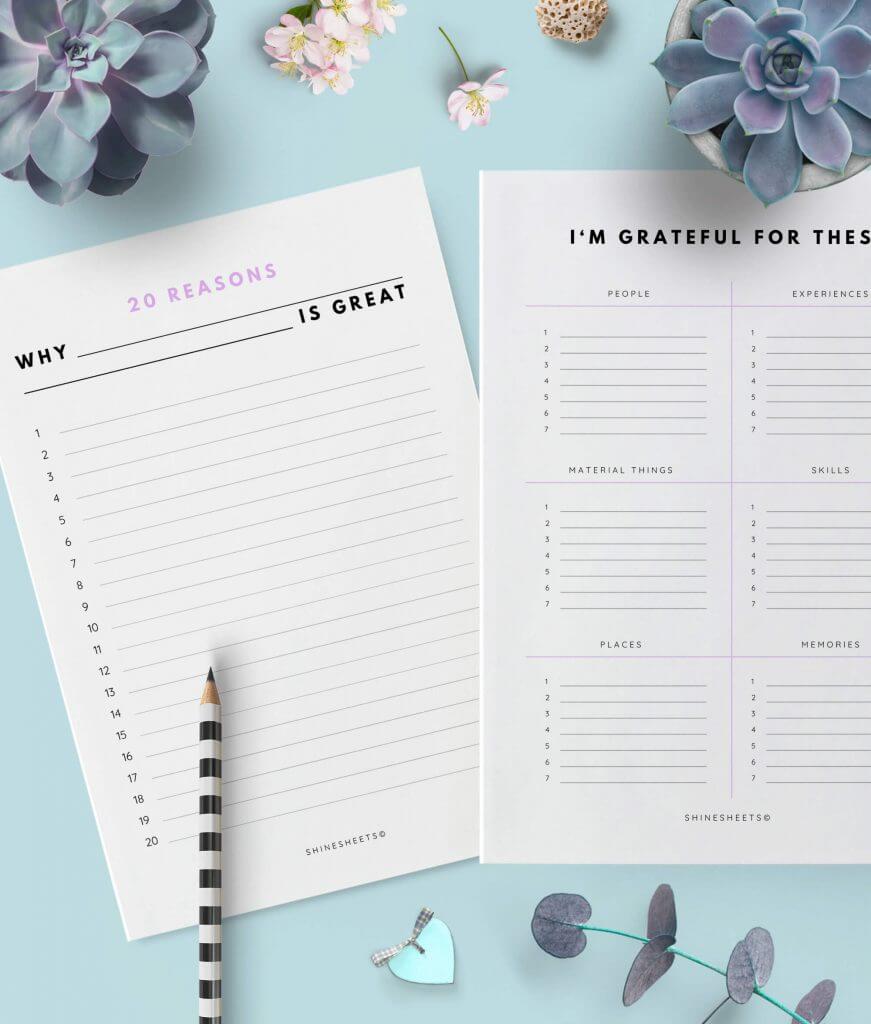 FREE Printable Gratitude Journal For Your “Thank You” Practice ...