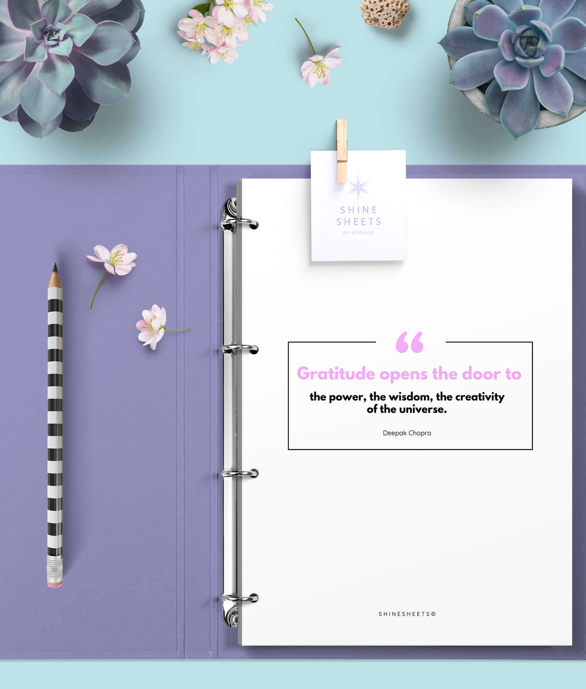 Printable 5 Minute Gratitude Journal Template Crafts DIY And Ideas Blog