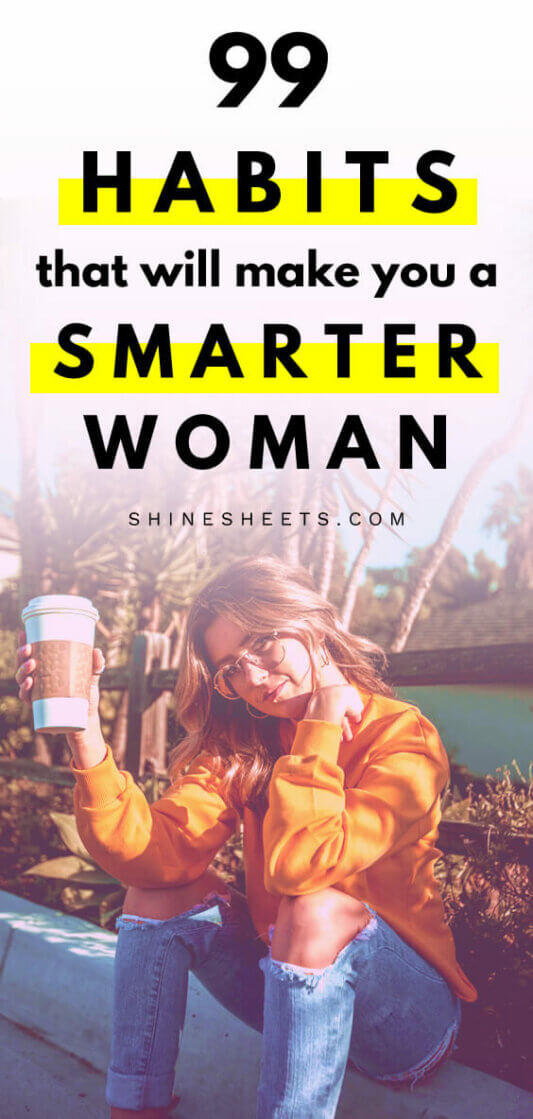 99+ Habits That Make You Smarter & a FREE Printable List | ShineSheets ...