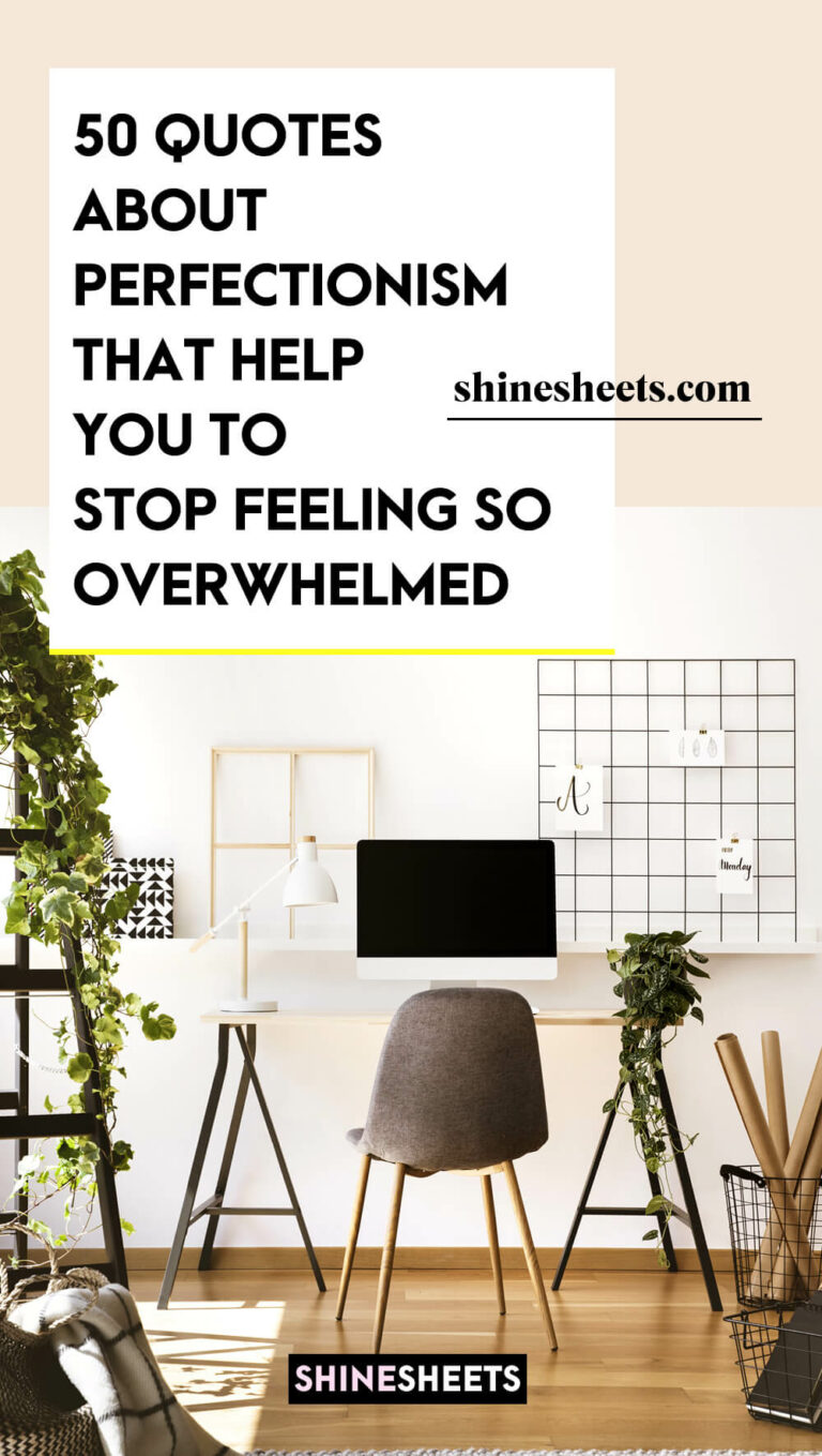 50 Perfectionism Quotes To Let Go Of The Need To Be Perfect ...