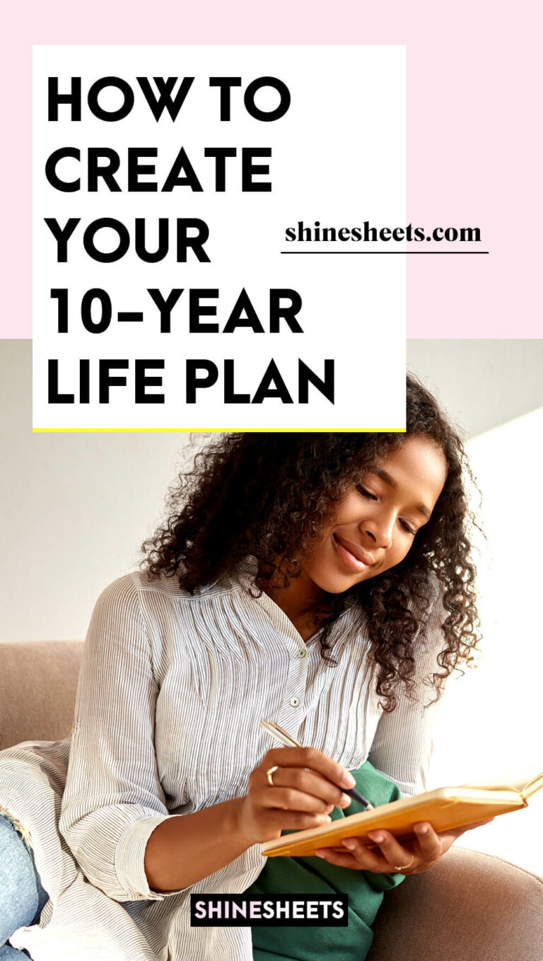 Vision Setting: How To Create Your 10 Year Plan + FREE Printable ...