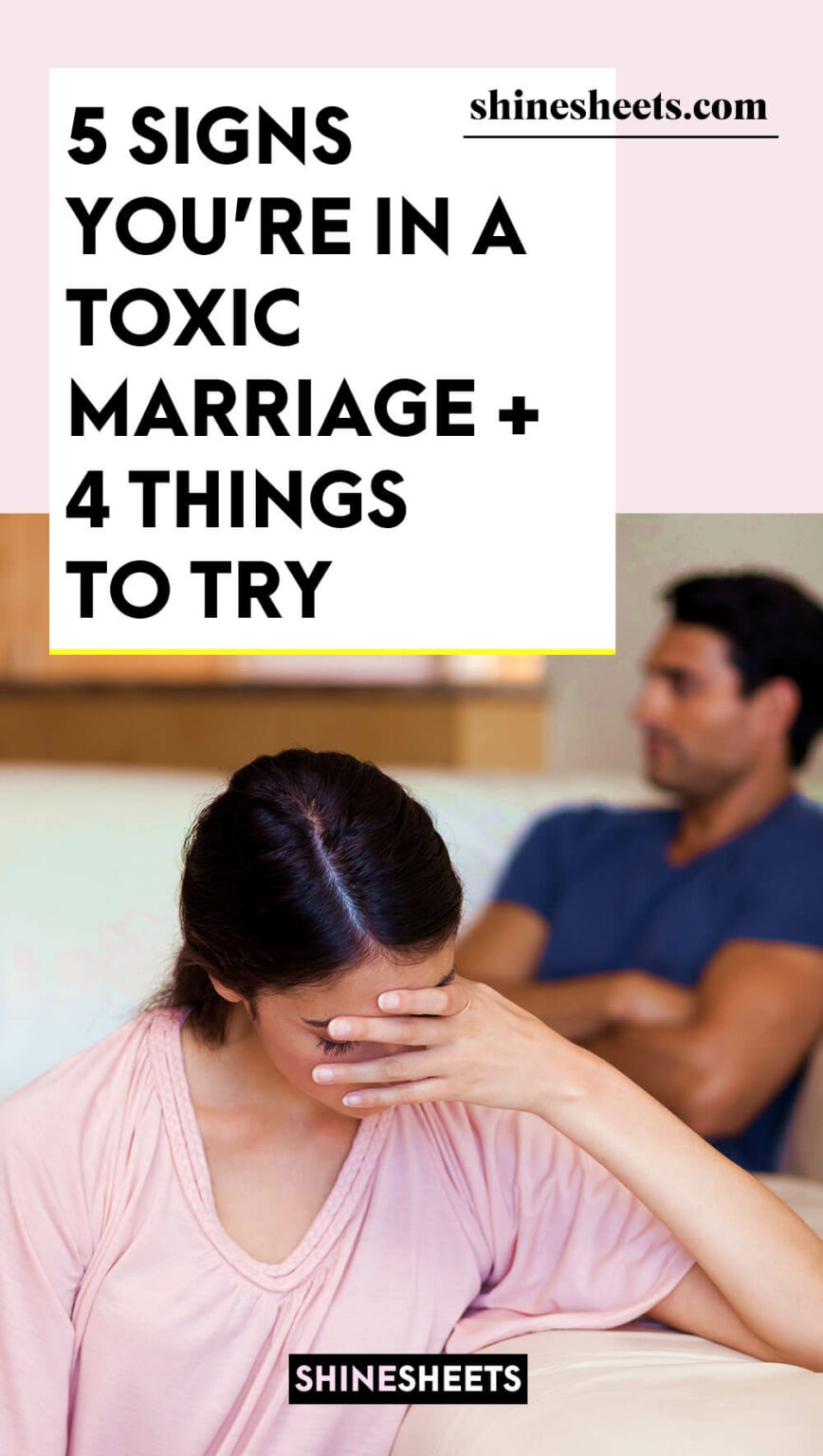 5 Signs You’re In a Toxic Marriage And What To Try Before Leaving ...