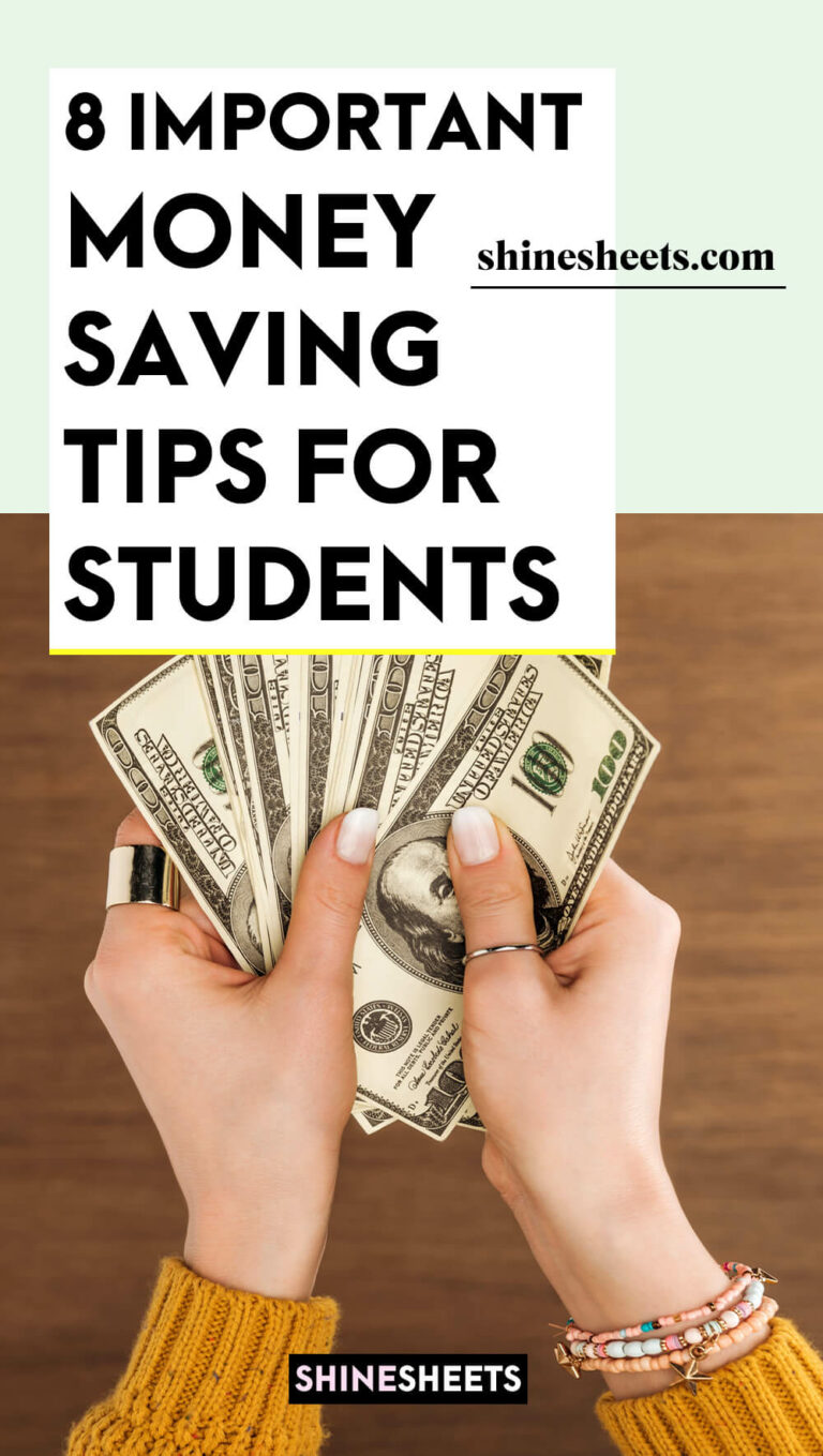 8 Important Money-Saving Tips For Students | ShineSheets - Elevate Your ...