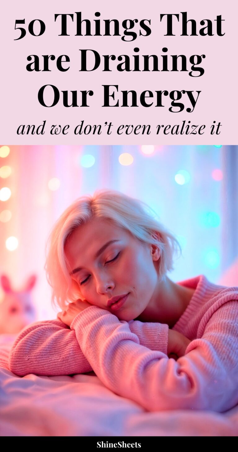 50 Things That Are Draining Our Energy Without Us Realizing It ...